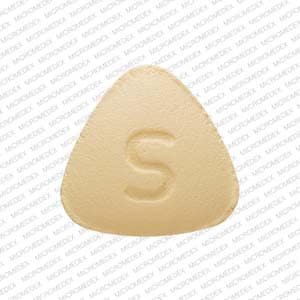 Pill Finder: S 102 Yellow Three-sided - Medicine.com