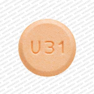 Pill Finder: U31 Orange Round - Medicine.com