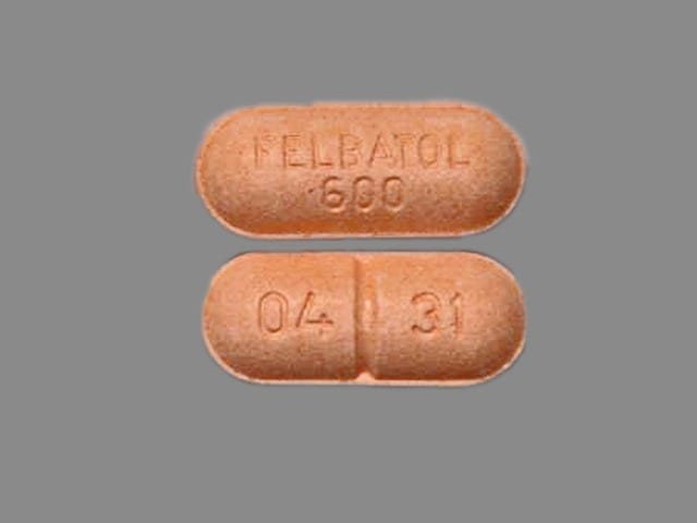 Pill Finder: FELBATOL 600 04 31 Peach Capsule-shape - Medicine.com