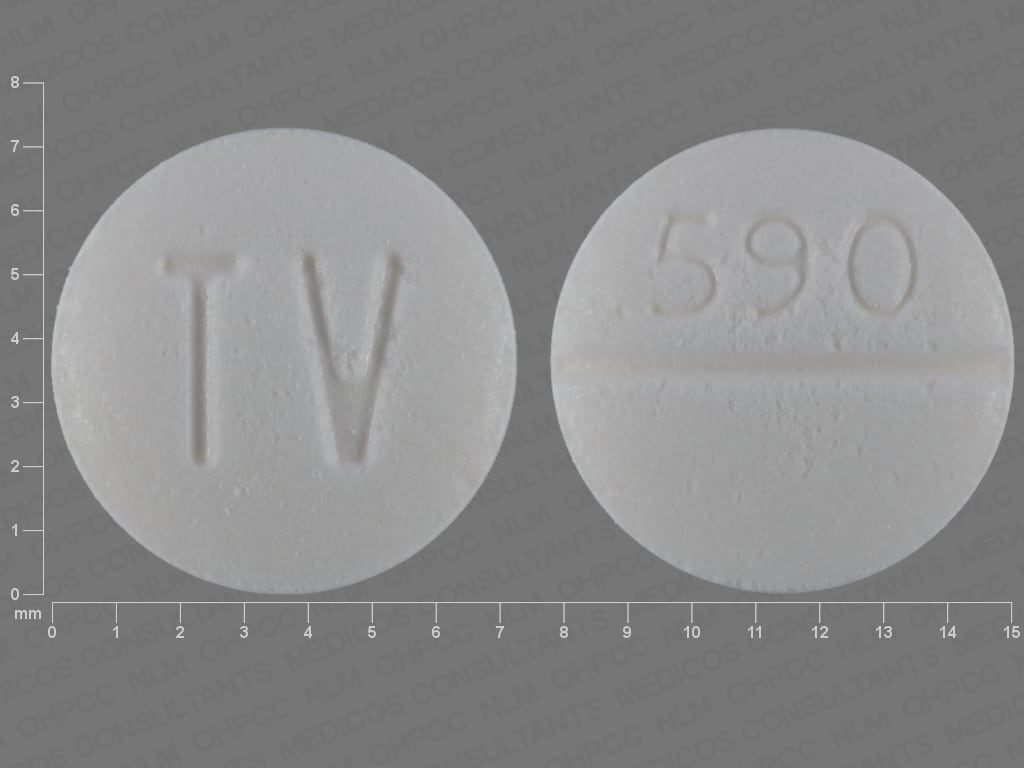 Pill Finder: TV 590 White Round - Medicine.com