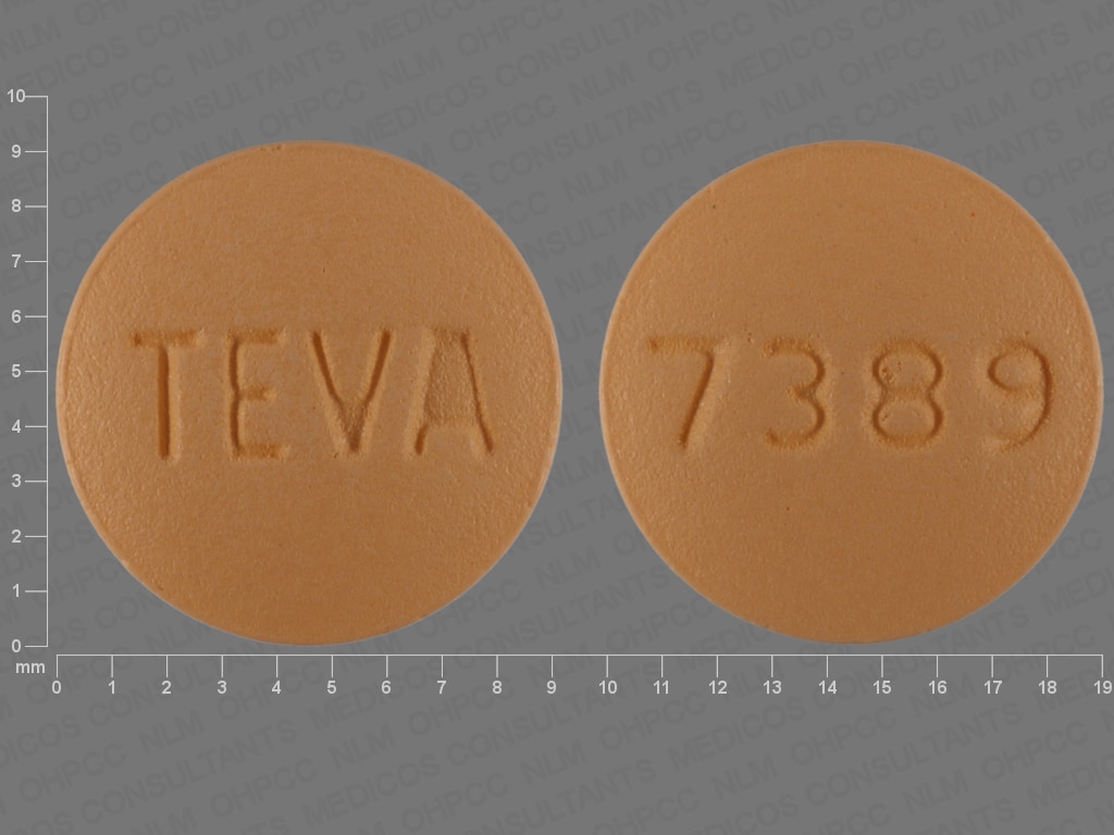 Pill Finder: TEVA 7389 Orange Round - Medicine.com