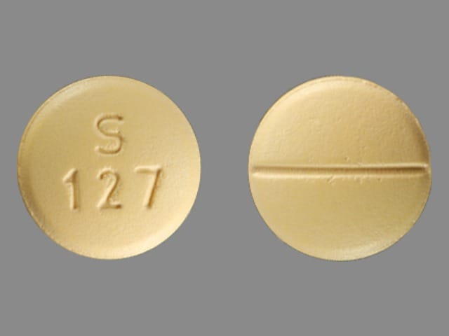 Pill Finder: S 127 Yellow Round - Medicine.com