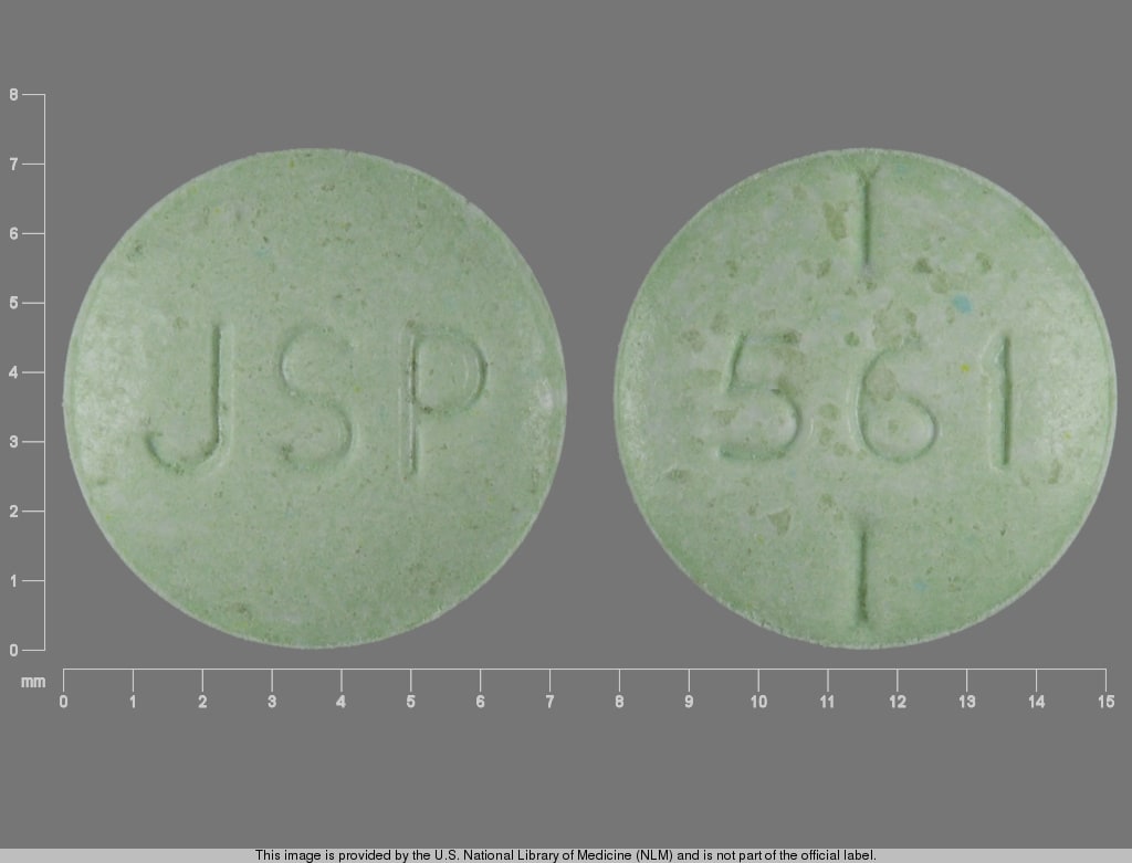 Pill Finder: JSP 561 Green Round - Medicine.com