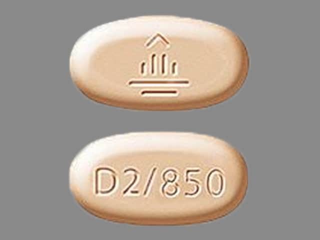 Pill Finder: D2/850 Logo Orange Elliptical / Oval - Medicine.com