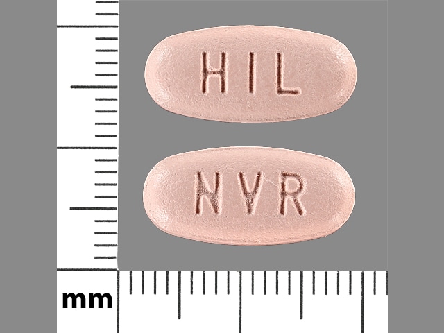 Pill Finder: NVR HIL Pink Elliptical / Oval - Medicine.com