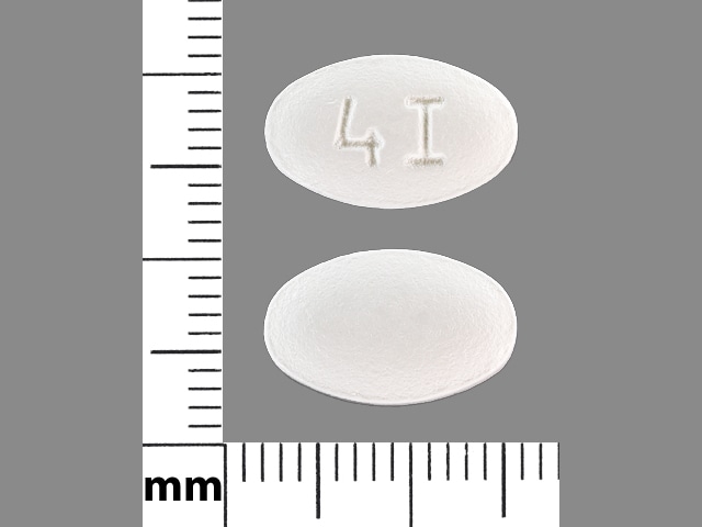 Pill Finder: 4 I White Elliptical / Oval - Medicine.com