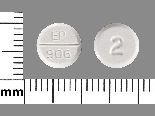 Pill Finder: EP 906 2 White Round - Medicine.com