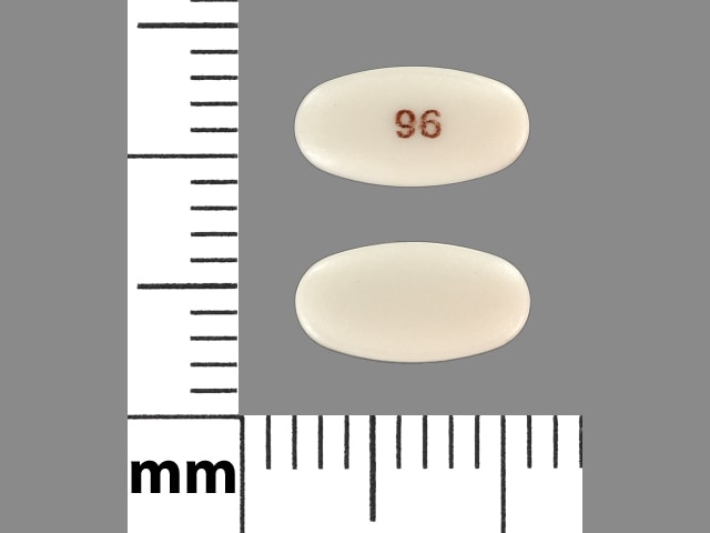Pill Finder: 96 White Elliptical / Oval - Medicine.com