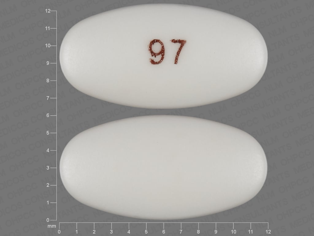 Pill Finder: 97 White Elliptical / Oval - Medicine.com