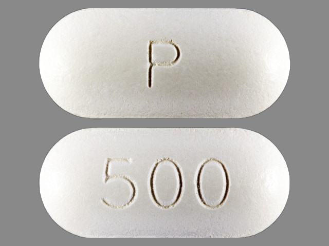Pill Finder: P 500 White Capsule-shape - Medicine.com