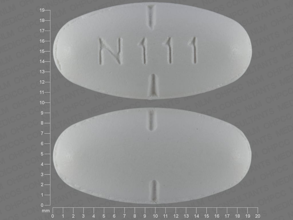 Pill Finder: N111 White Elliptical / Oval - Medicine.com