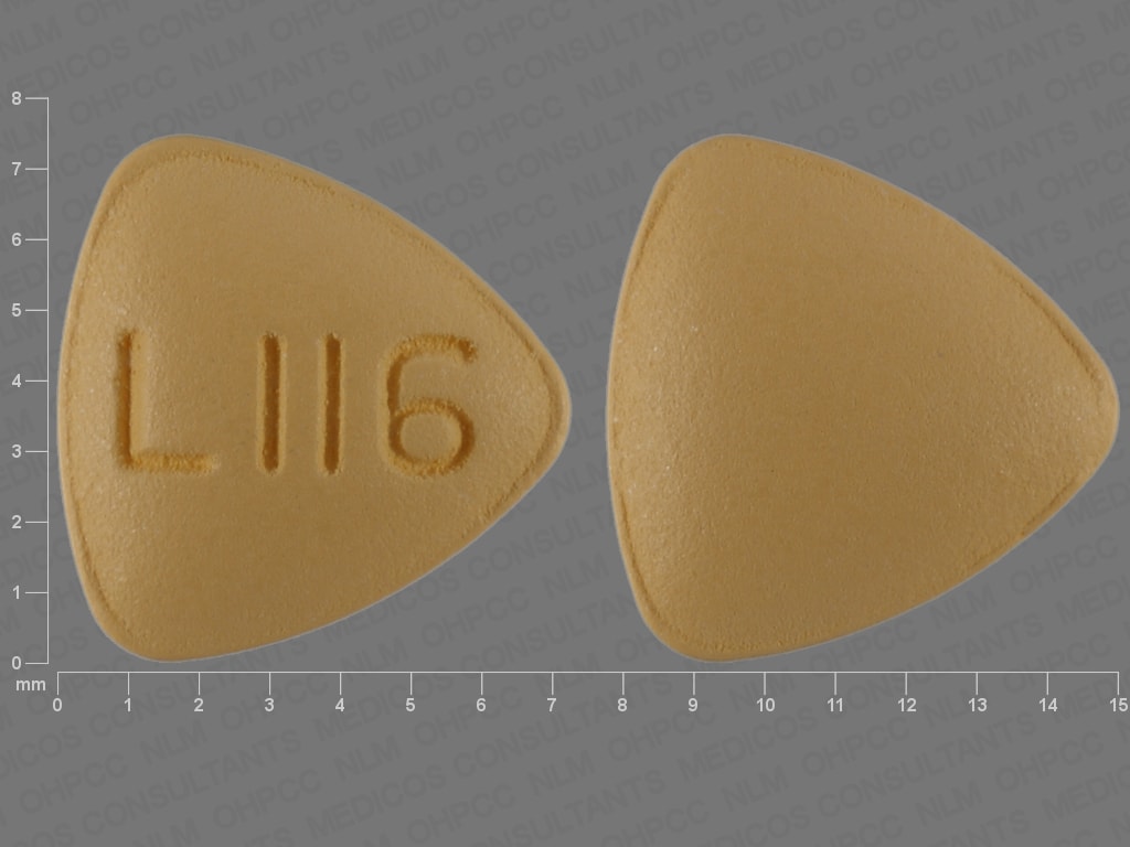 Pill Finder: L116 Yellow Three-sided - Medicine.com