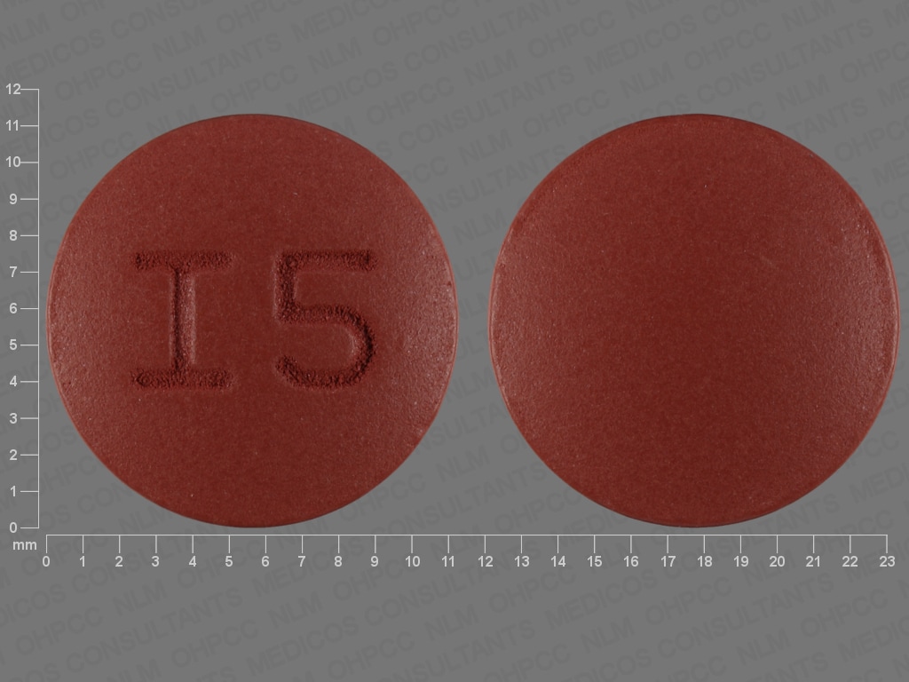 Pill Finder: I5 Brown Round - Medicine.com