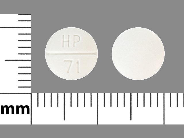 Pill Finder: HP 71 White Round - Medicine.com
