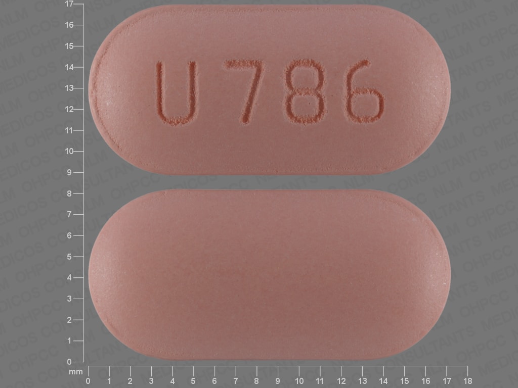 Pill Finder: U 786 Pink Capsule-shape - Medicine.com