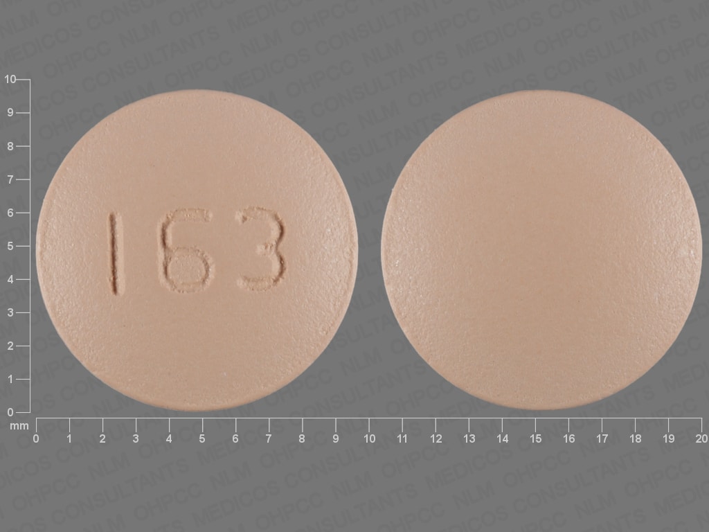 Pill Finder: I63 Peach Round - Medicine.com