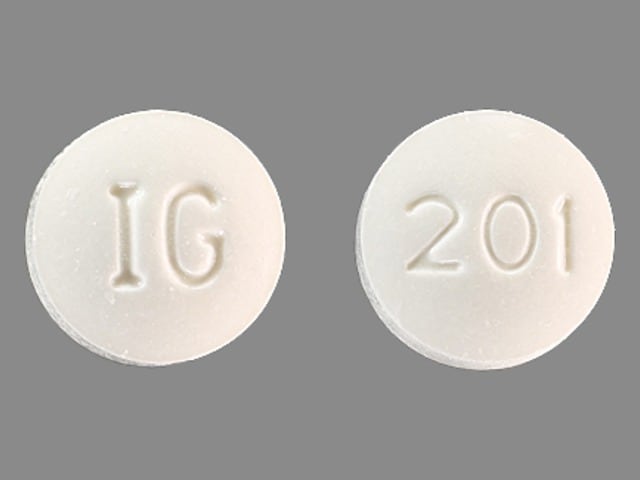 Pill Finder: IG 201 White Round - Medicine.com