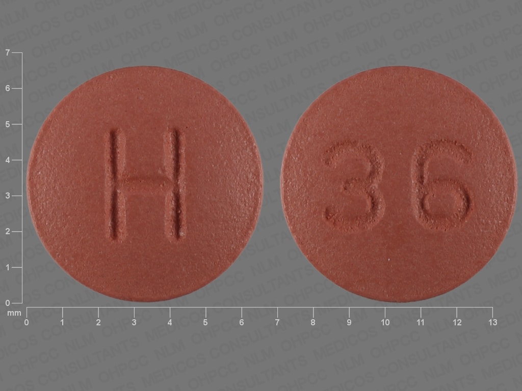 Pill Finder: H 36 Brown Round - Medicine.com