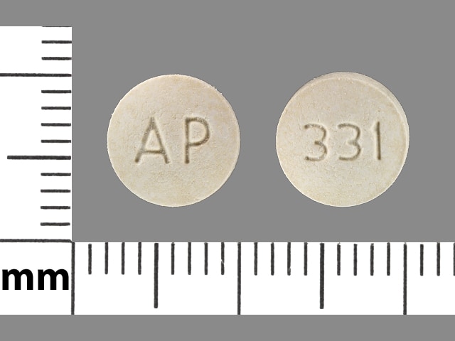 Pill Finder: AP 331 Tan Round - Medicine.com