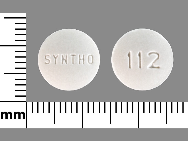 Pill Finder: Syntho 112 White Round - Medicine.com