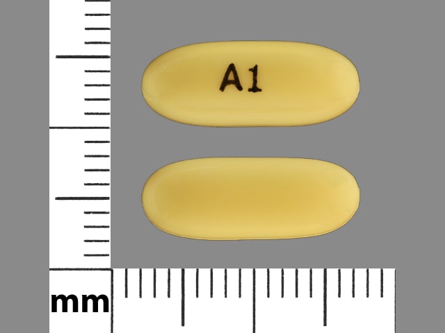 Pill Finder: A1 Yellow Elliptical / Oval - Medicine.com