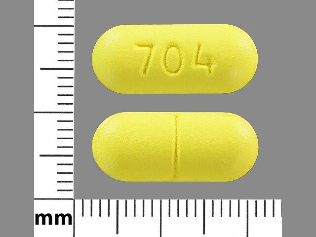 Pill Finder: 704 Yellow Capsule-shape - Medicine.com