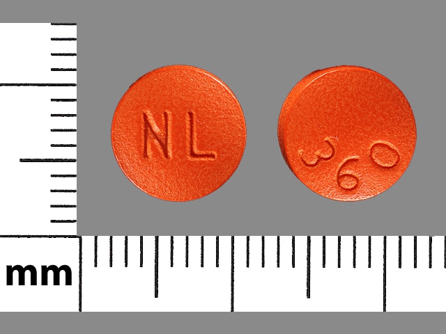 Pill Finder: NL 360 Orange Round - Medicine.com