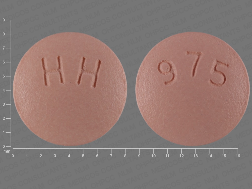 Pill Finder: HH 975 Pink Round - Medicine.com
