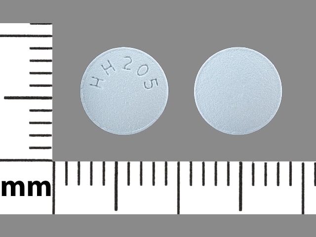 Pill Finder: HH205 Blue Round - Medicine.com