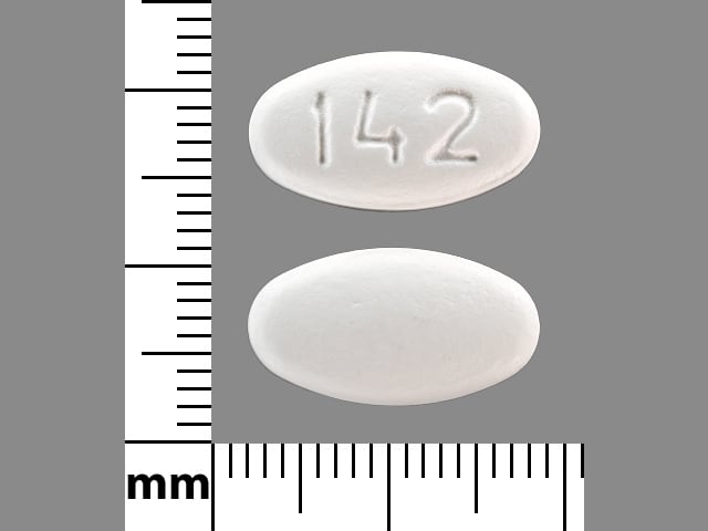 Pill Finder: 142 White Elliptical / Oval - Medicine.com