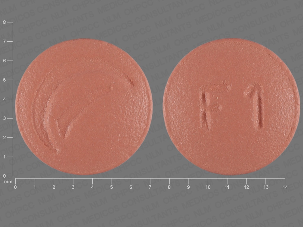 Pill Finder: F1 Logo (Actavis) Brown Round - Medicine.com