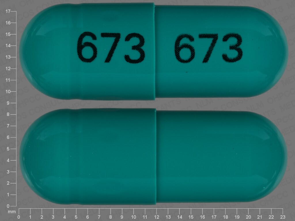 Pill Finder: 673 673 Green Capsule-shape - Medicine.com