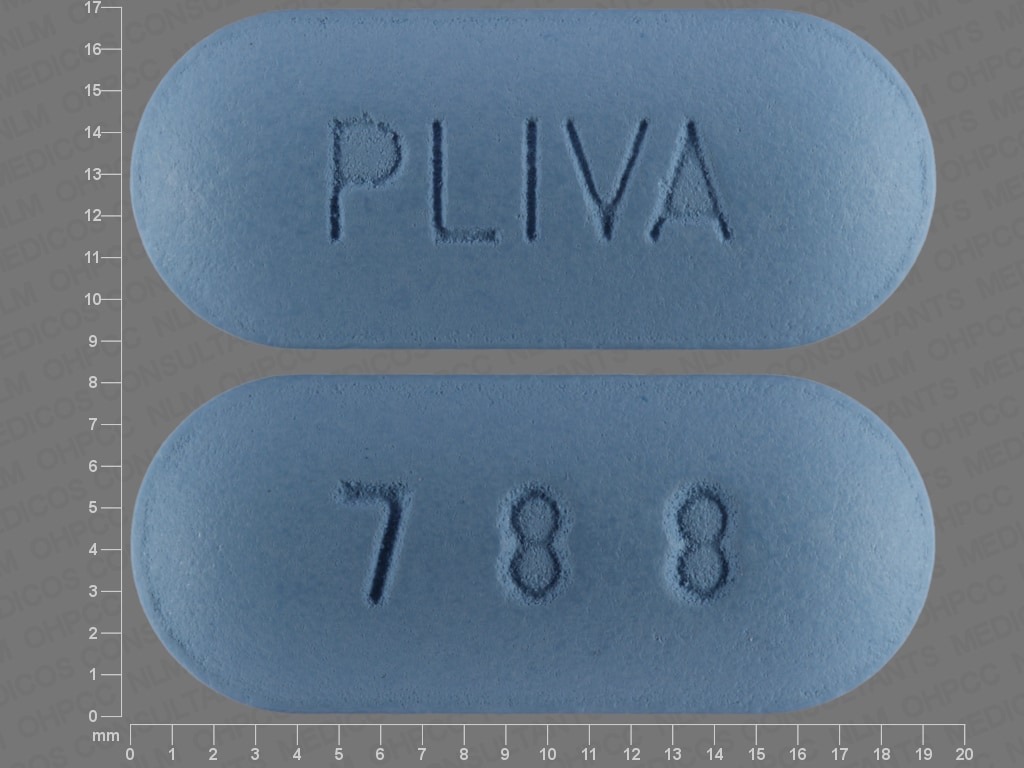 Pill Finder: PLIVA 788 Blue Elliptical / Oval - Medicine.com