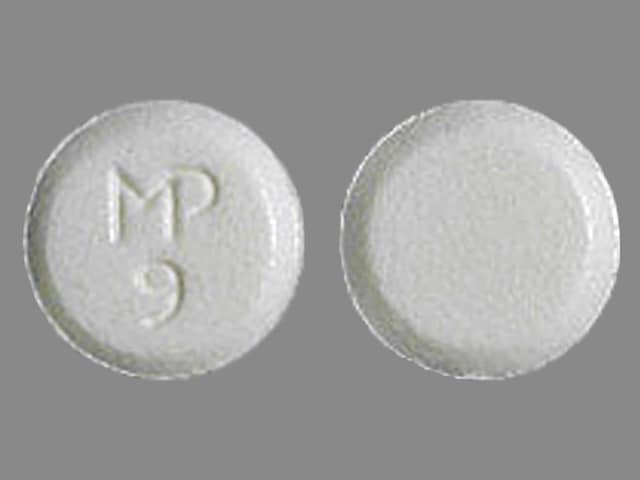Pill Finder: MP 9 White Round - Medicine.com