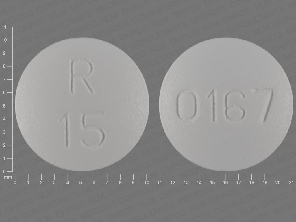 Pill Finder: R 15 0167 White Round - Medicine.com