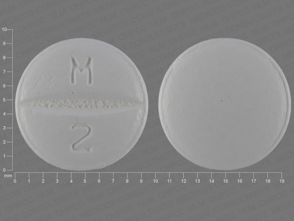 Pill Finder: M 2 White Round - Medicine.com