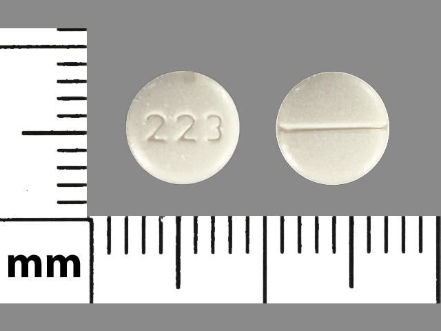 Pill Finder: 223 White Round - Medicine.com