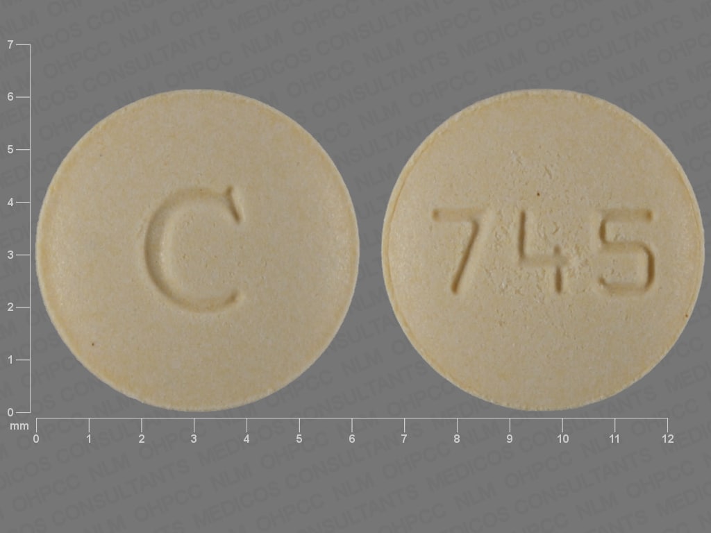 Pill Finder: C 745 Yellow Round - Medicine.com