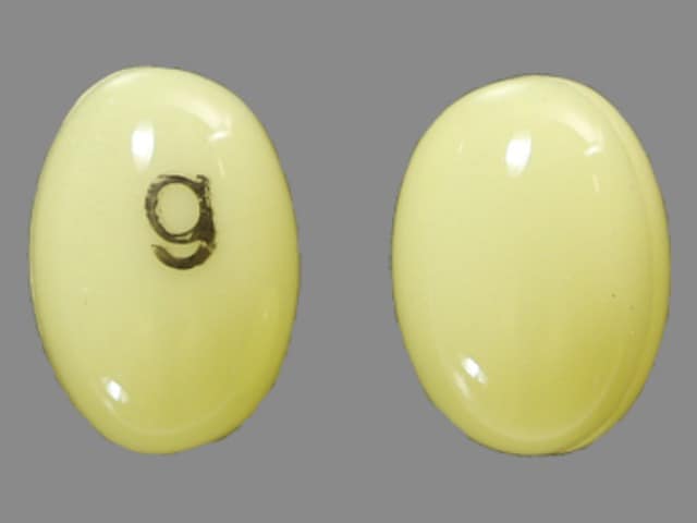 Pill Finder: g Yellow Elliptical / Oval - Medicine.com