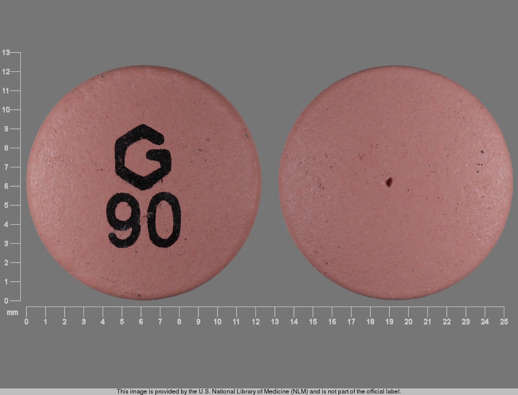 Pill Finder: G 90 Pink Round - Medicine.com