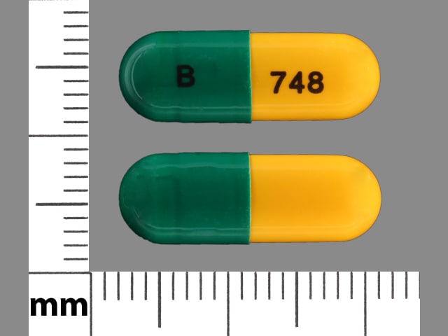 Pill Finder: B 748 Brown Capsule-shape - Medicine.com