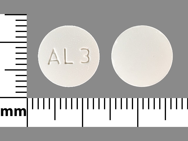 Pill Finder: AL 3 White Round - Medicine.com
