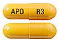Pill Finder: APO R3 Orange Capsule-shape - Medicine.com