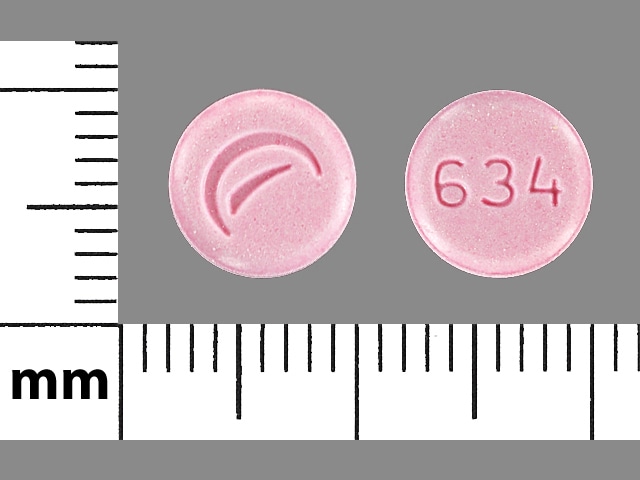 Pill Finder: Logo 634 Pink Round - Medicine.com