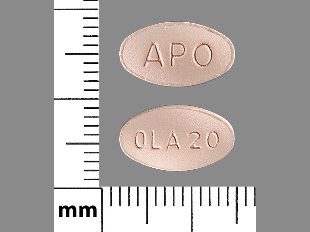 Pill Finder: APO OLA 20 Pink Elliptical / Oval - Medicine.com