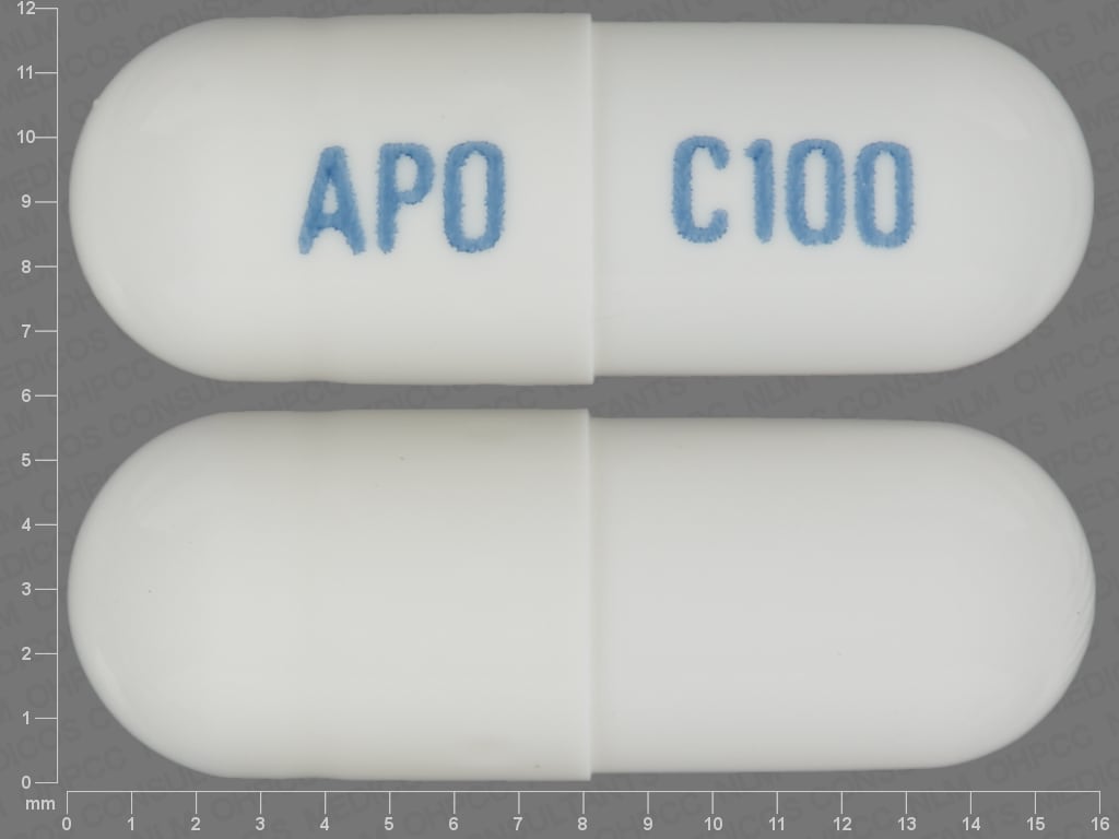 Pill Finder: APO C100 White Capsule-shape - Medicine.com