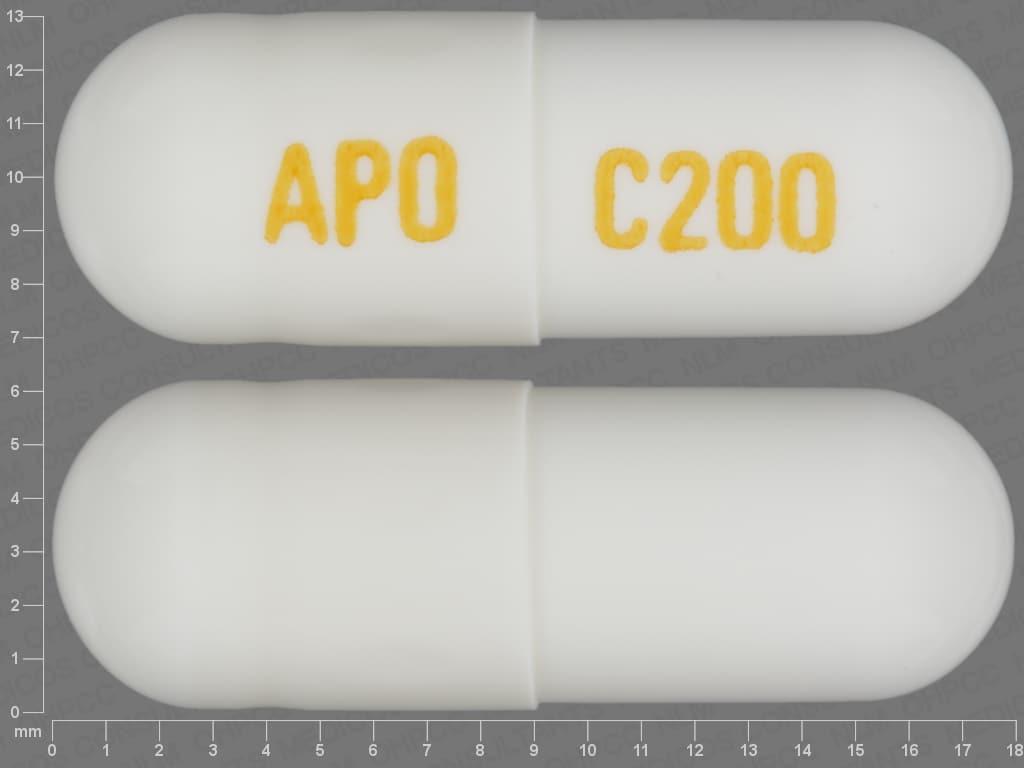 Pill Finder: APO C200 White Capsule-shape - Medicine.com