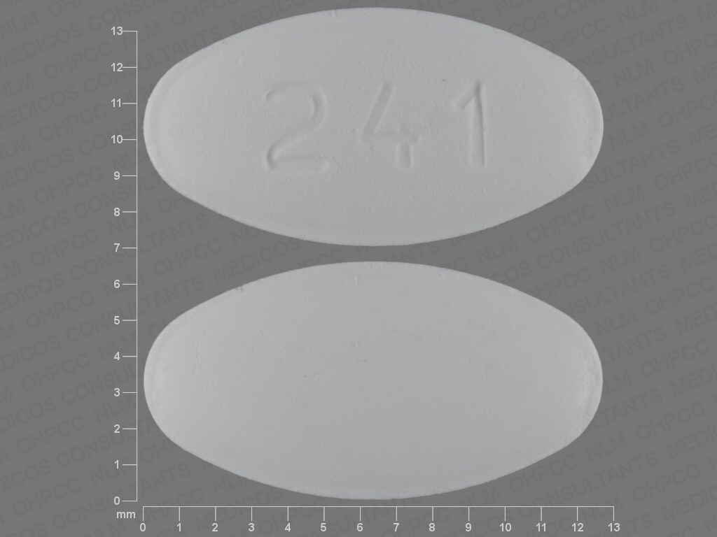 Pill Finder: 241 White Elliptical / Oval - Medicine.com