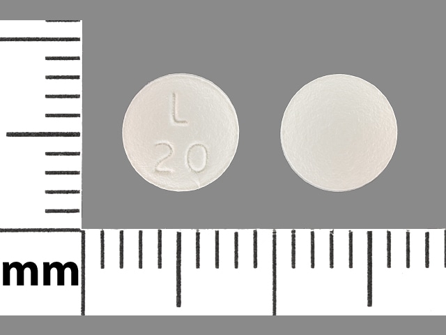 Pill Finder: L 20 White Round - Medicine.com