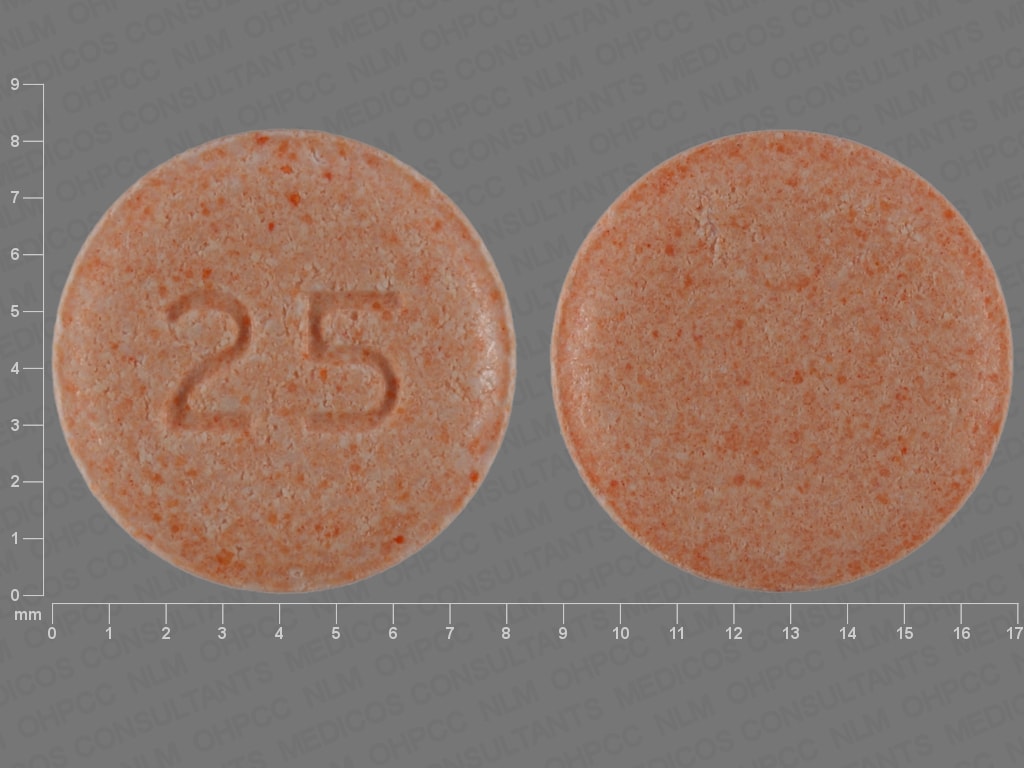 Pill Finder: 25 Orange Round - Medicine.com